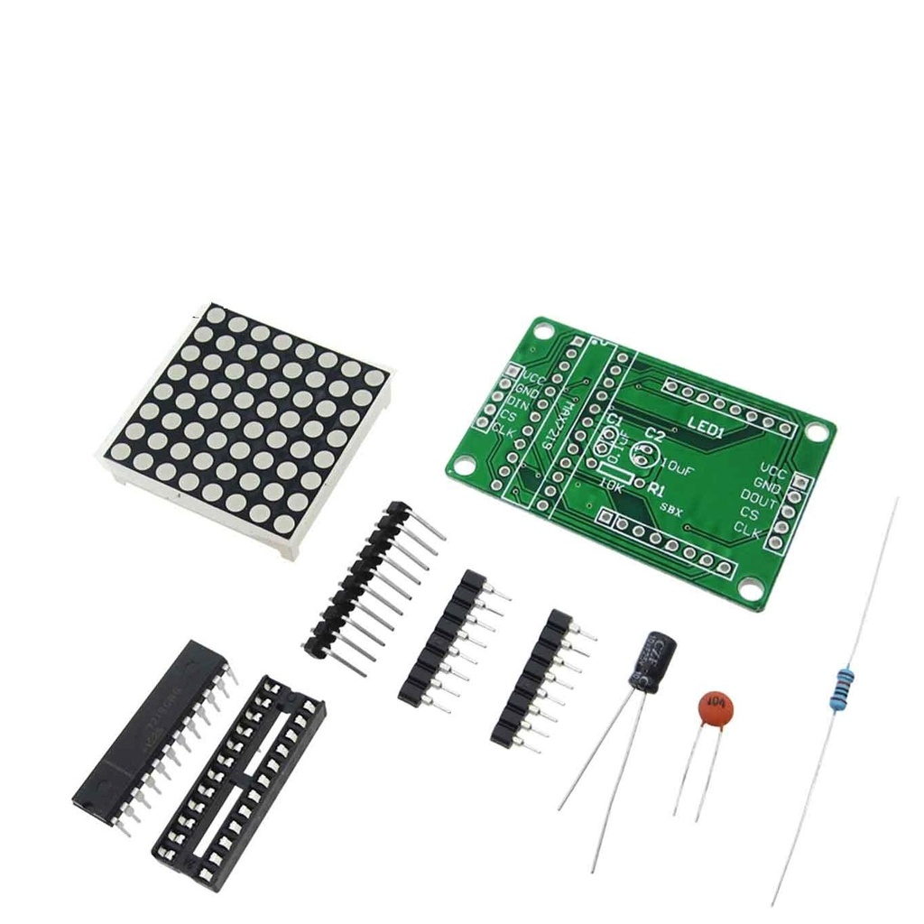 LED Matrix 8x8 5.5V Max7219 Cascadable (Unsoldered) | TechMaze General ...