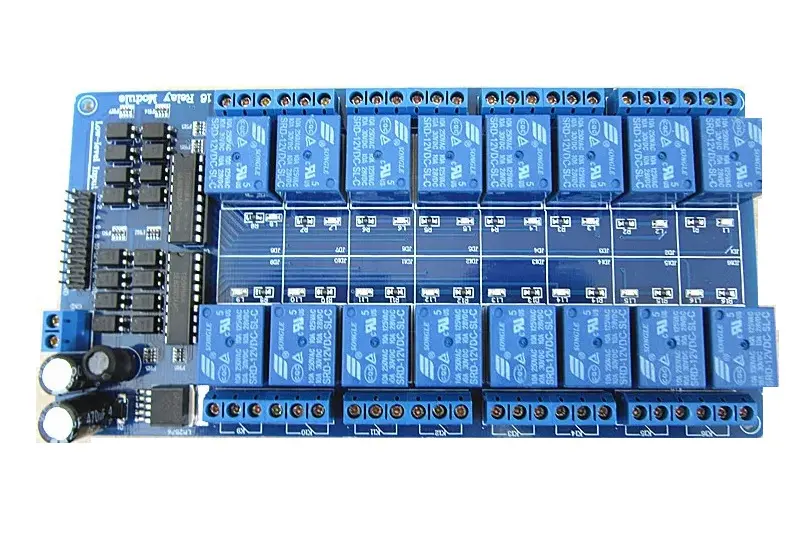 Relay Module Board 16 Channel 5V 10A With Optocoupler and LM2576 ...