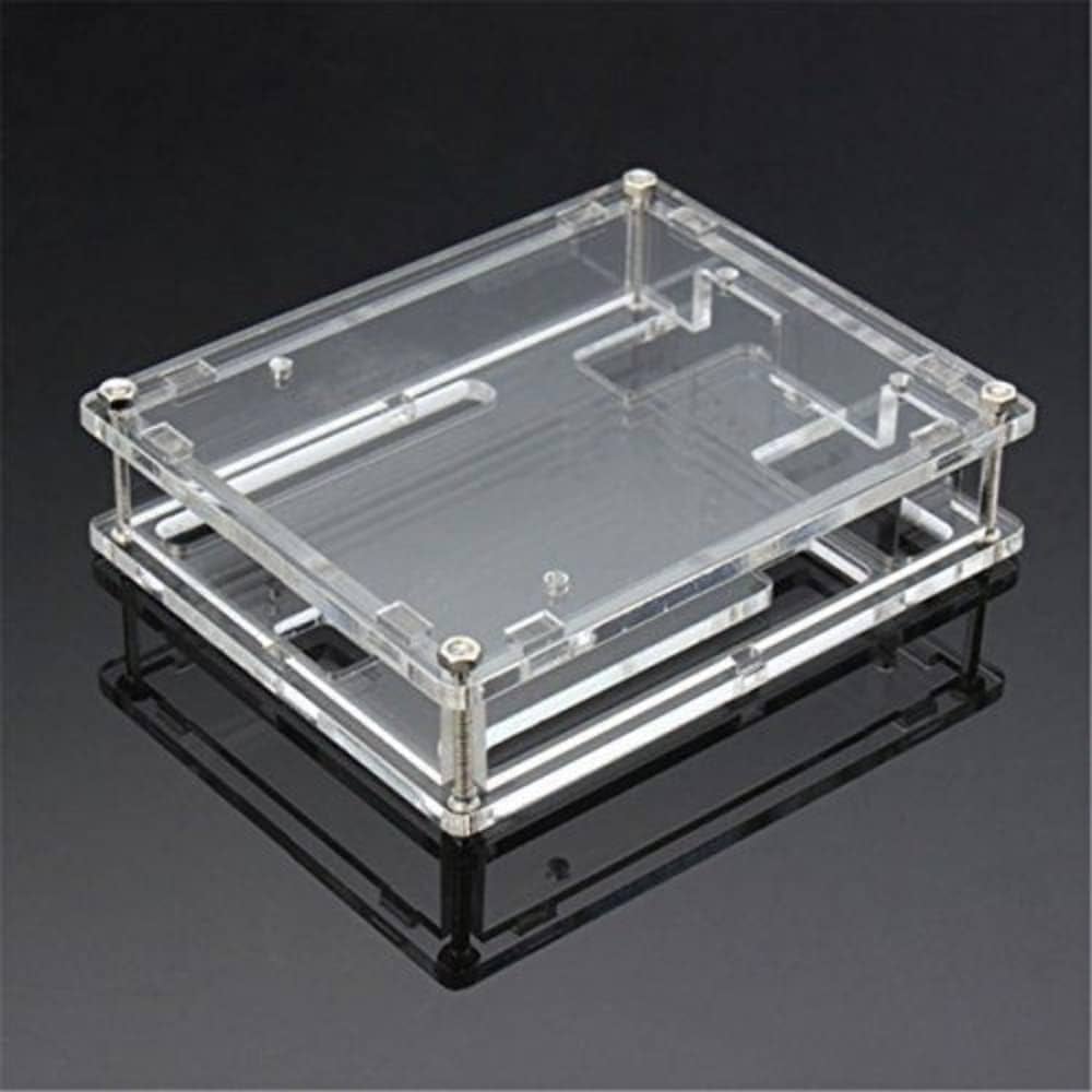 Acrylic Clear Protective Case Enclosure For Raspberry Pi 1 2 3 Model B ...