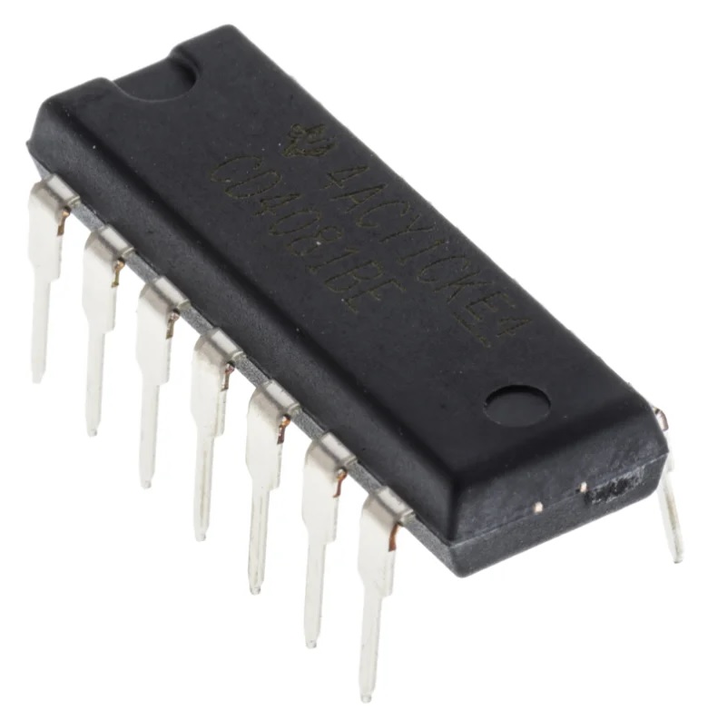 IC Logic Gate CD4081BE Quad 2-Input And Gate | TechMaze General Trading